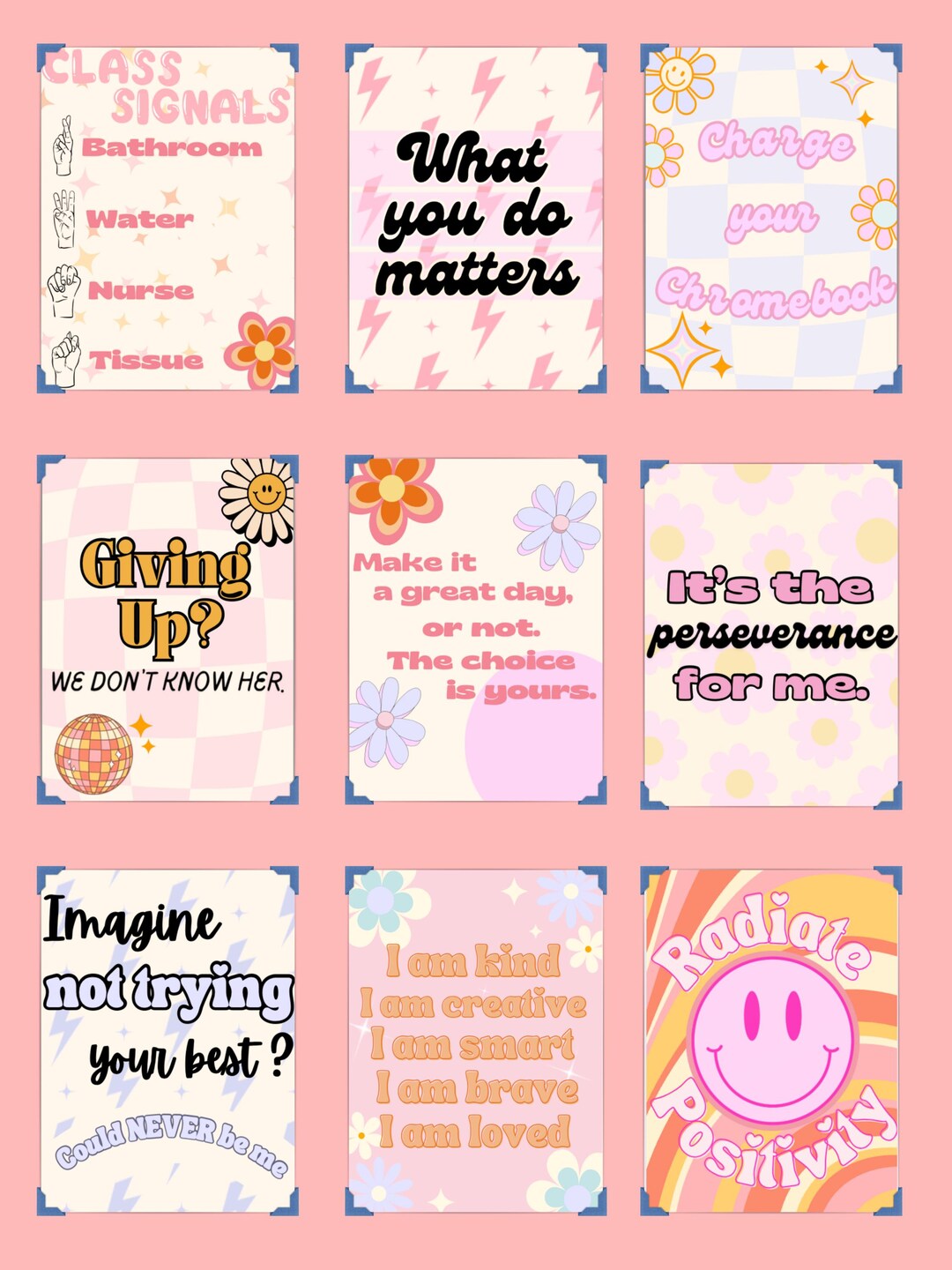 Quote Posters for Classroom | Motivational Sayings for Kids | Groovy ...