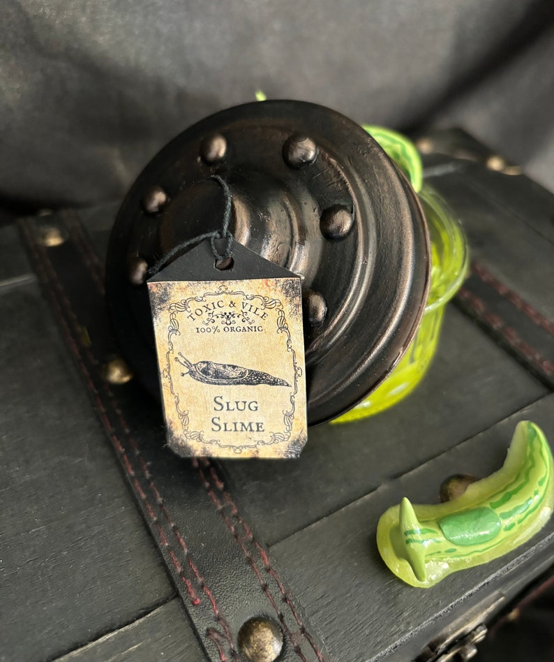 Slug Slime Potion / Apothecary Jar / Realistic Slime and Escaping Slugs ...