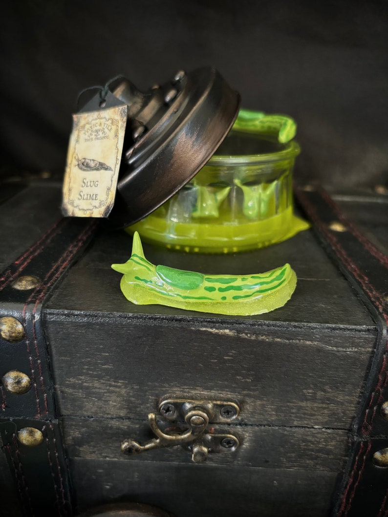 Slug Slime Potion / Apothecary Jar / Realistic Slime and Escaping Slugs ...