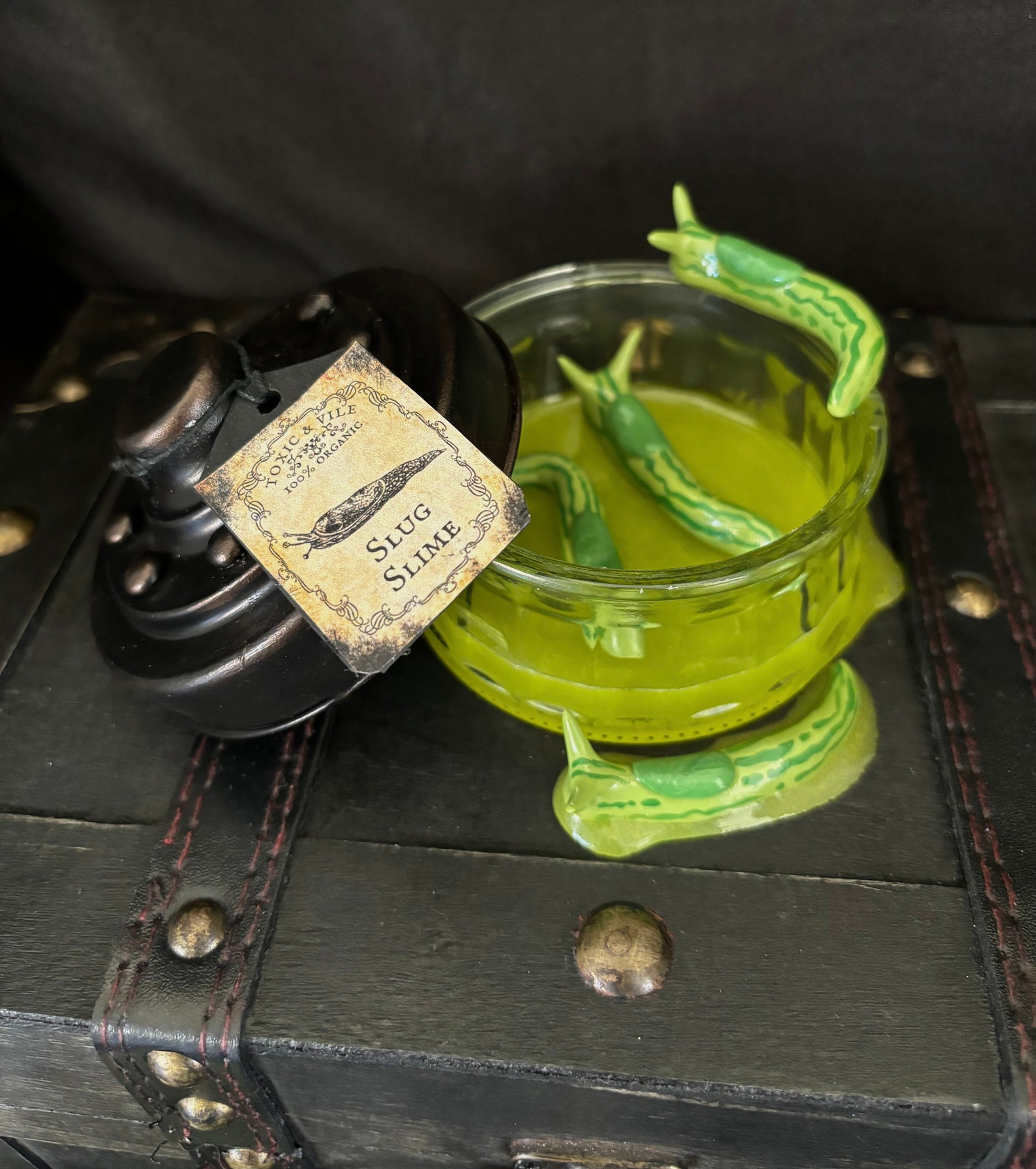Slug Slime Potion / Apothecary Jar / Realistic Slime and Escaping Slugs ...