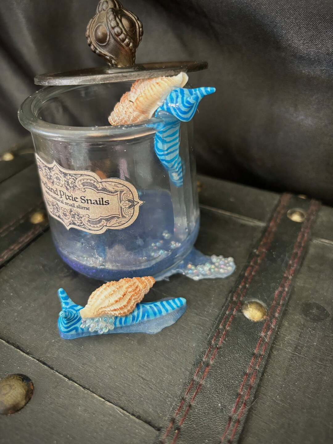 Woodland Pixie Snails Apothecary Jars / Halloween Potion Bottles ...