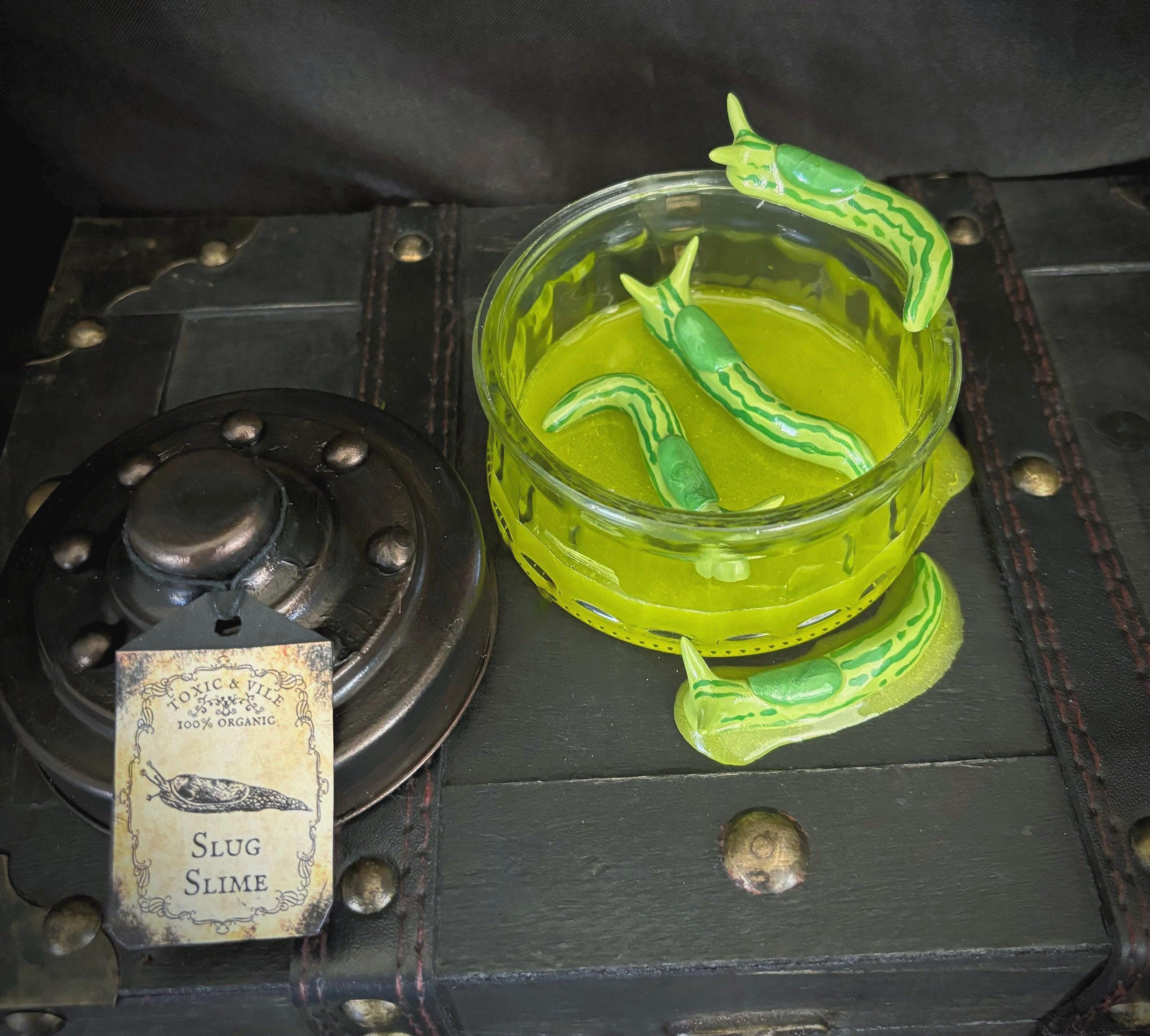 Slug Slime Potion / Apothecary Jar / Realistic Slime and Escaping Slugs ...