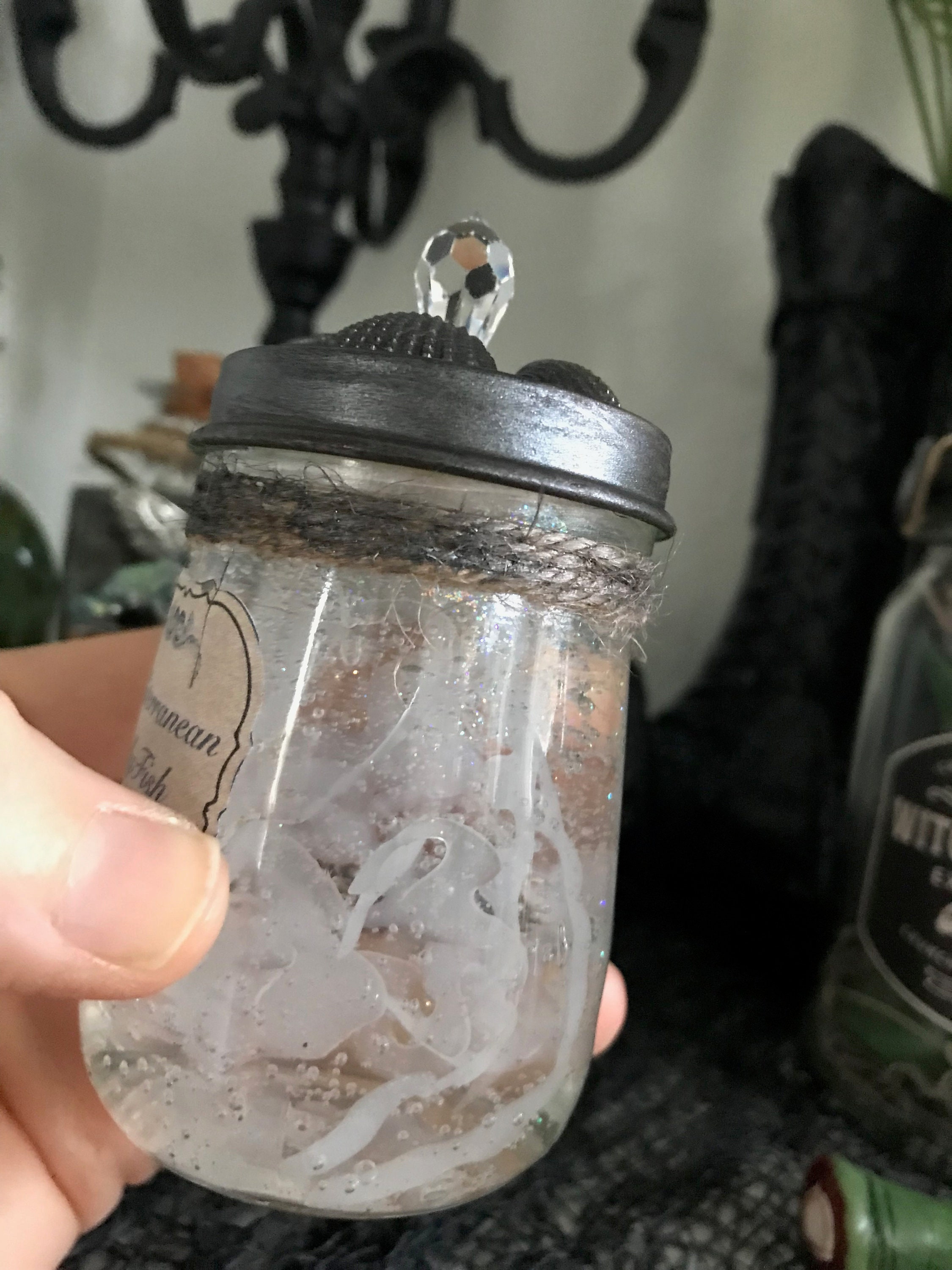 Jellyfish Stingers Witches Apothecary Jar / Halloween Alchemist Jars ...