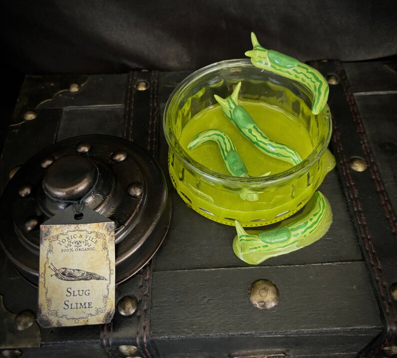 Slug Slime Potion / Apothecary Jar / Realistic Slime and Escaping Slugs ...