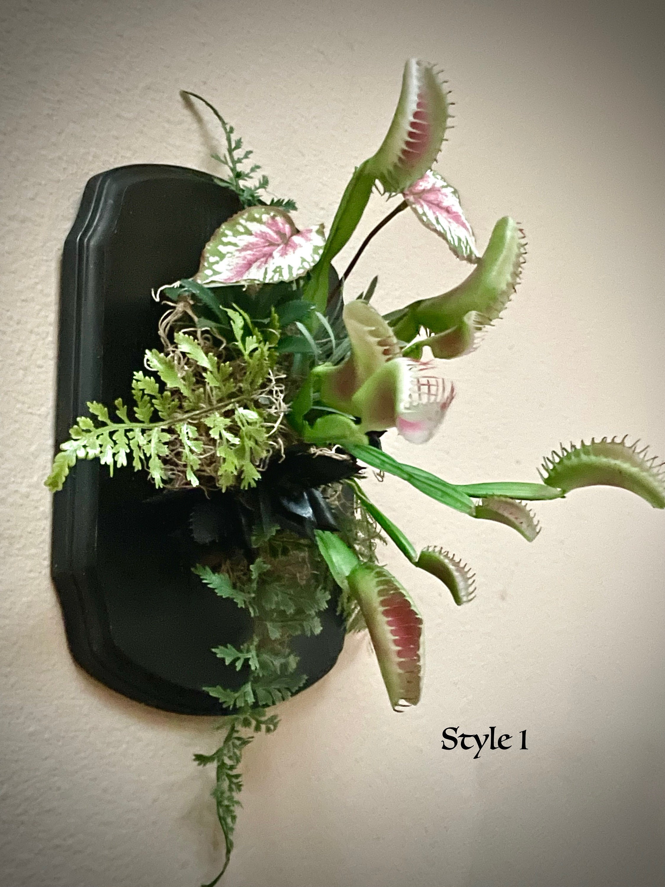 Carnivorous Plant Wall Art / Dark Forest / Halloween Decor/ Venus Fly ...