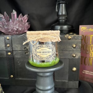 Bog Leeches / Potion Ingredients / Halloween Apothecary Jars / Magical ...