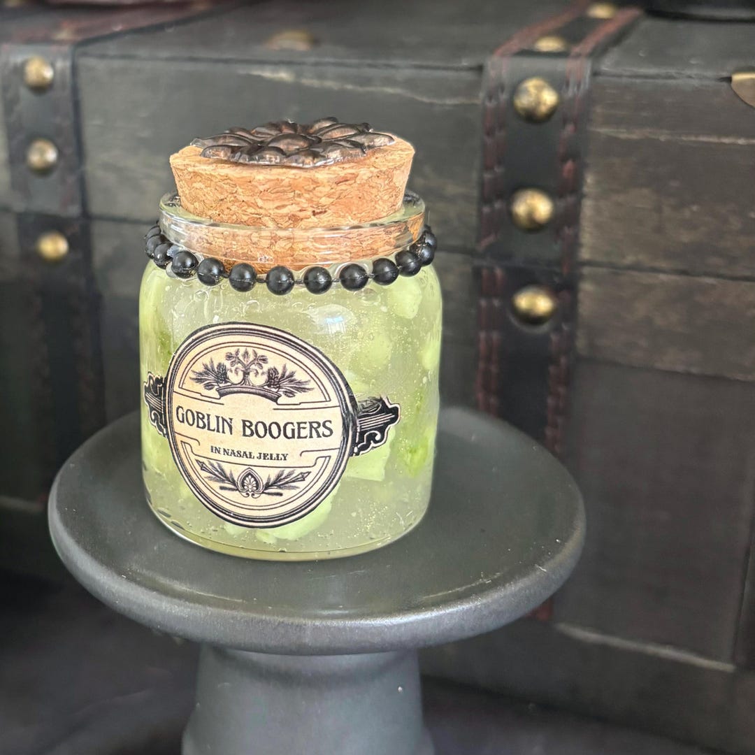 Goblin Boogers / Apothecary Jars / Halloween Collectibles / Magical ...