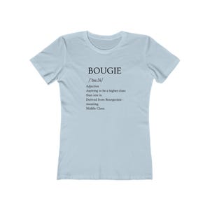 Bougie Definition T-shirt | the Boyfriend Tee for Women - Etsy