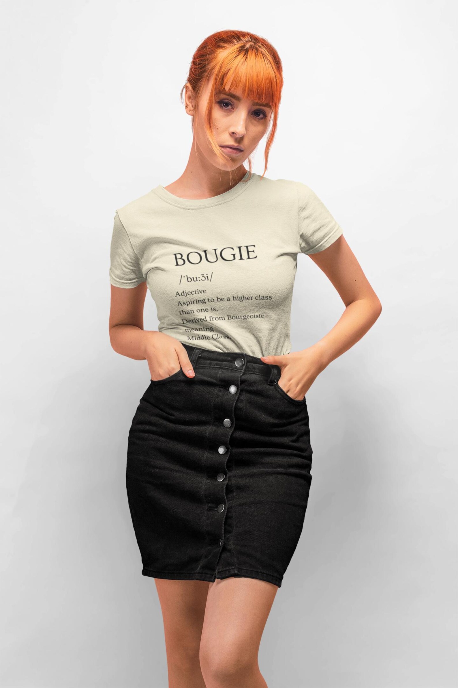Bougie Definition T-shirt | the Boyfriend Tee for Women - Etsy