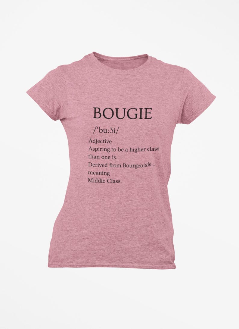Bougie Definition T-shirt | the Boyfriend Tee for Women - Etsy
