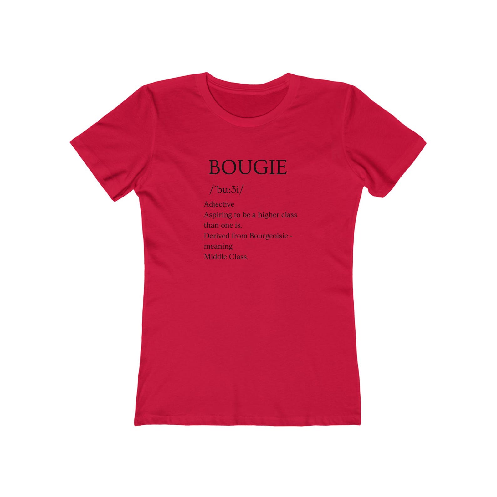 Bougie Definition T-shirt | the Boyfriend Tee for Women - Etsy