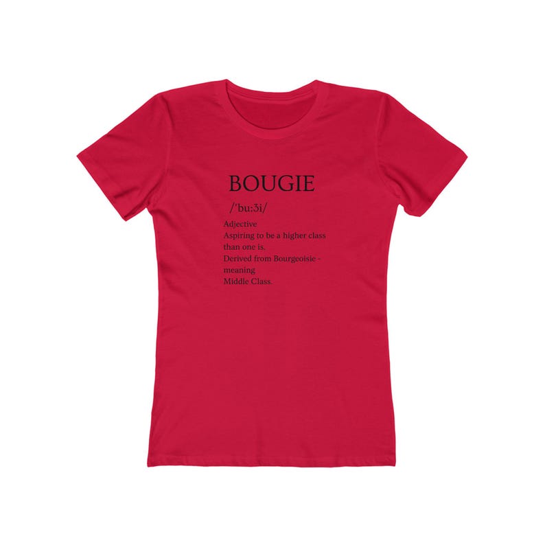 Bougie Definition T-shirt | the Boyfriend Tee for Women - Etsy