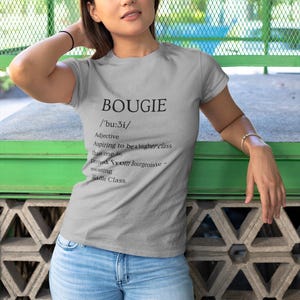 Bougie Definition T-shirt | the Boyfriend Tee for Women - Etsy