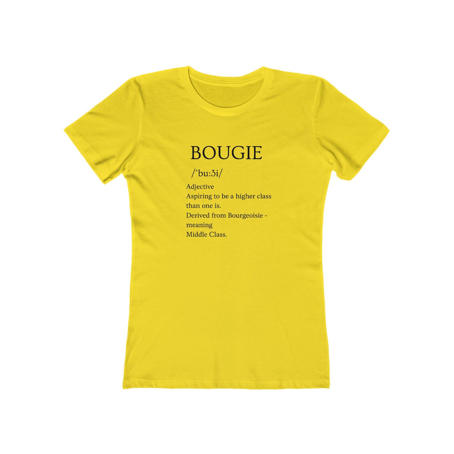 Bougie Definition T-shirt | the Boyfriend Tee for Women - Etsy