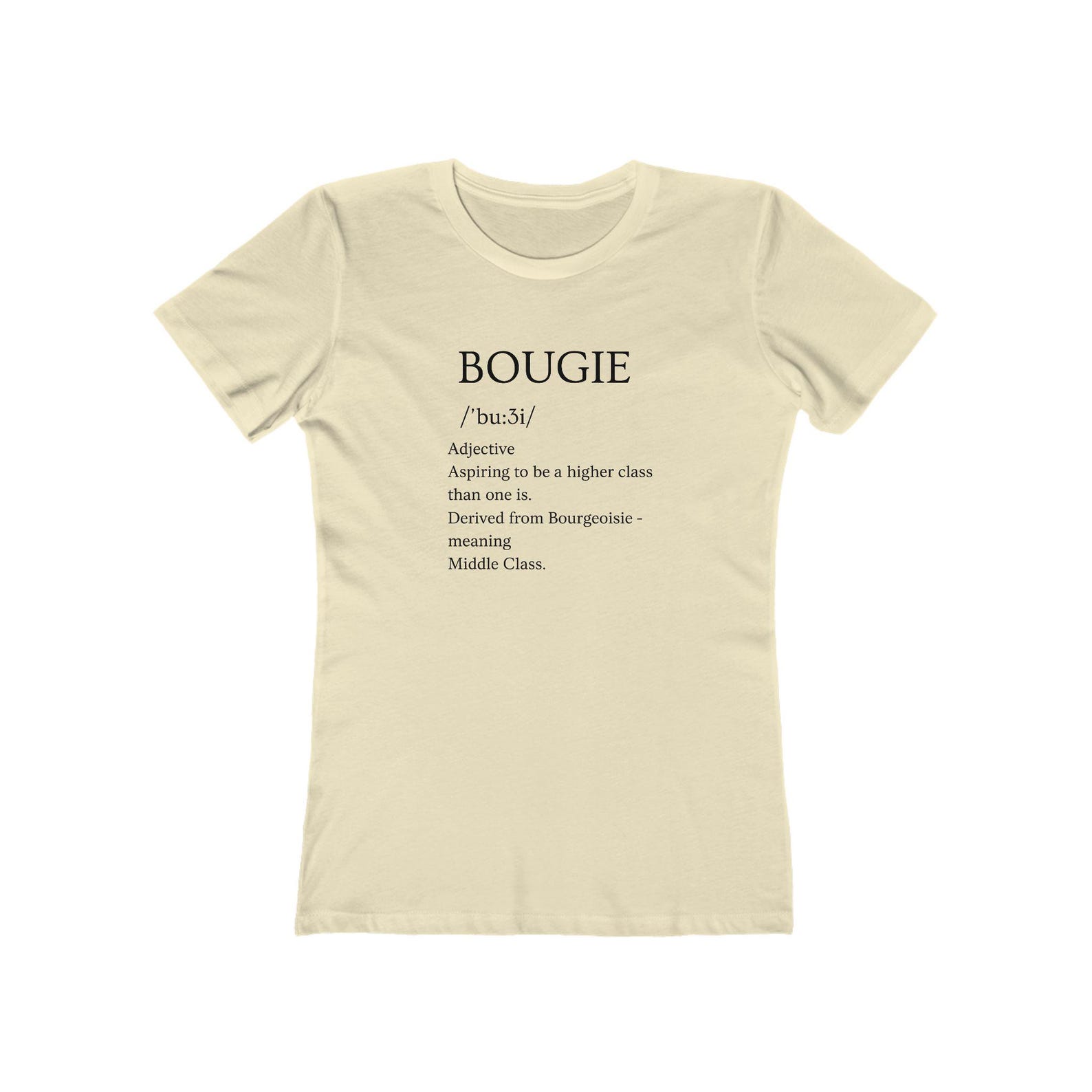 Bougie Definition T-shirt | the Boyfriend Tee for Women - Etsy