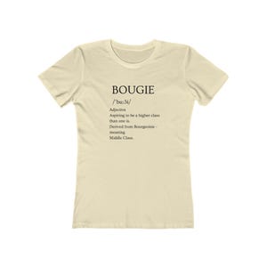 Bougie Definition T-shirt | the Boyfriend Tee for Women - Etsy