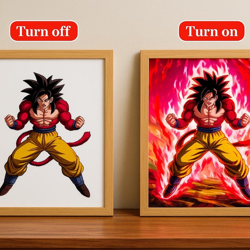 Dragon Ball Z Night Light - Etsy