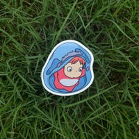 Ponyo Bubble Glitter Sticker - Etsy