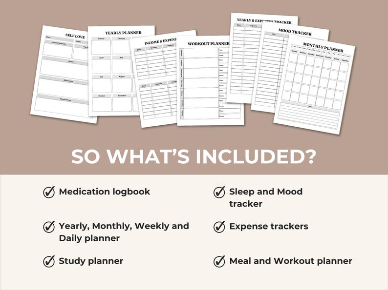 ADHD Digital Planner | Editable Canva Template | Neurodivergent ...