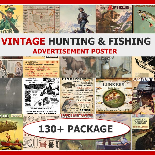 Vintage Hunting Prints - Etsy