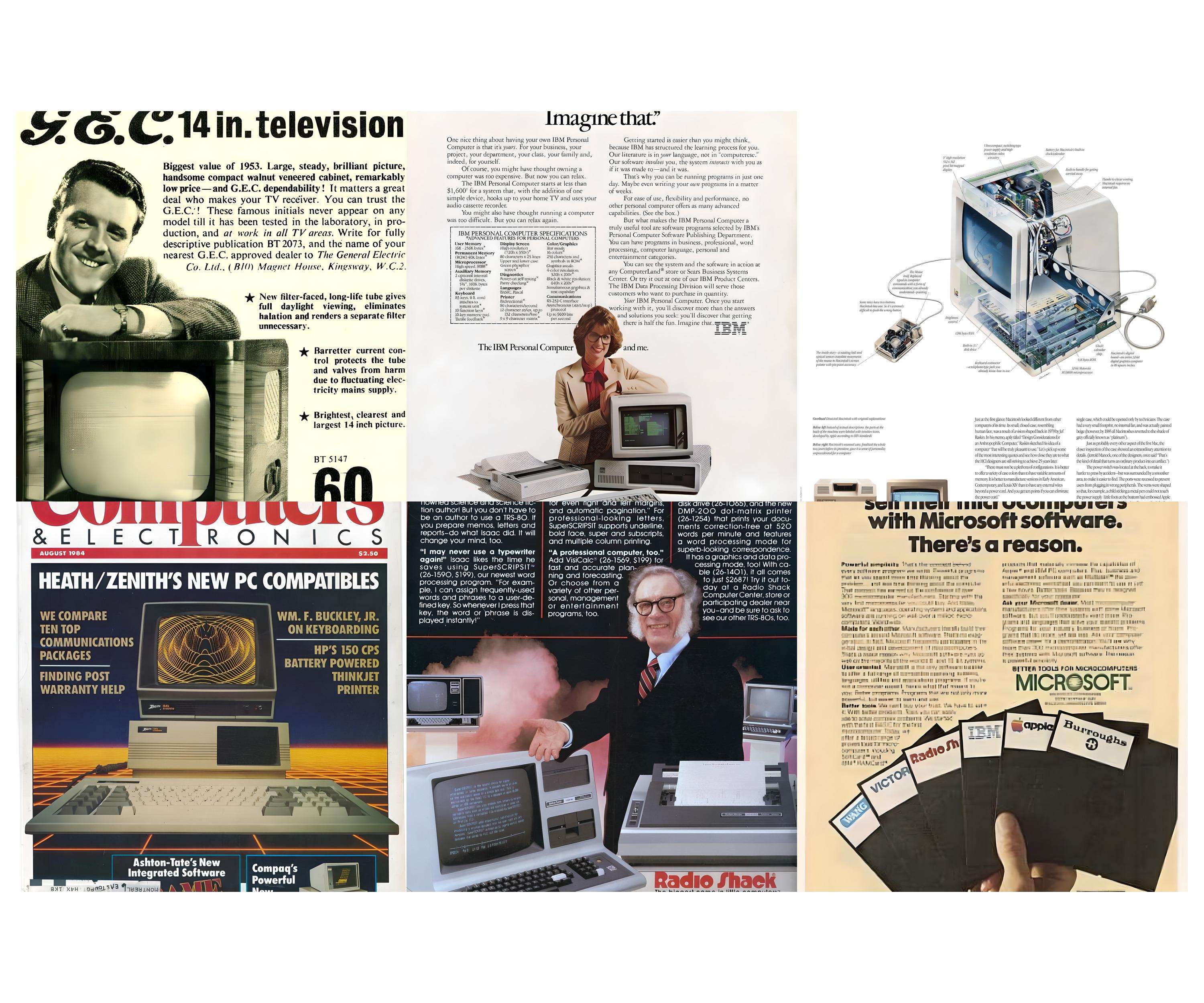 Vintage Computer Advertisement Poster | Vintage Posters | Poster ...
