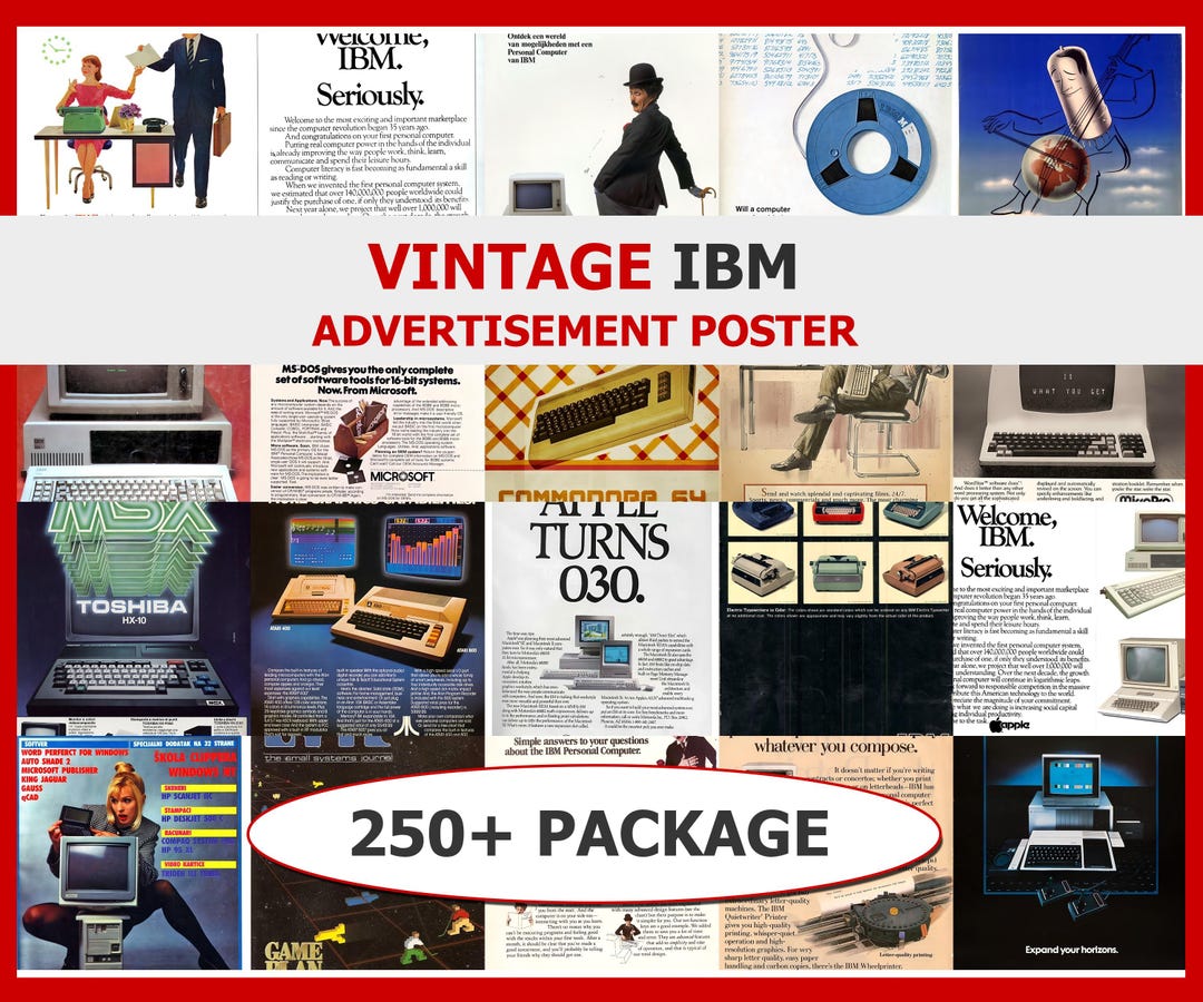 Vintage IBM Advertisement Poster | Vintage Posters Poster Collection ...
