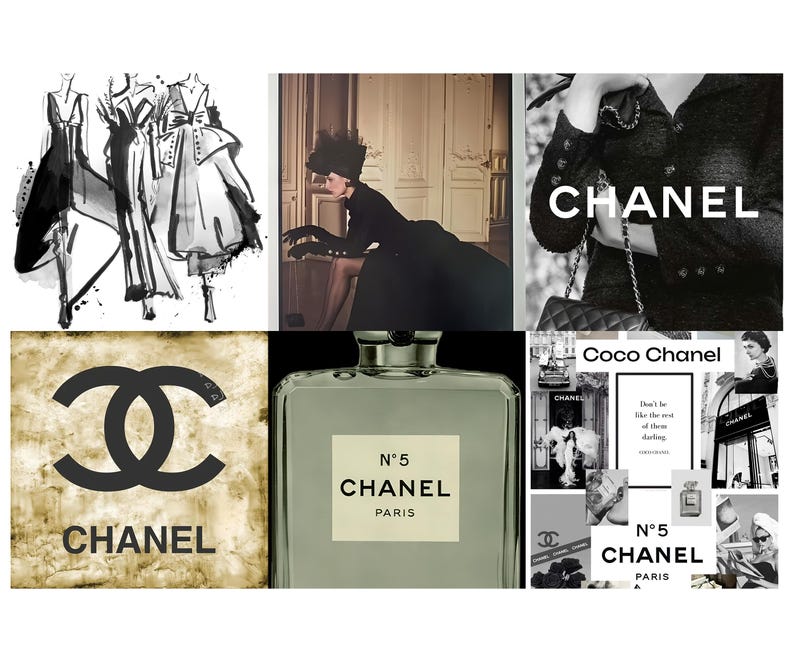 Vintage Chanel Advertisement Poster | Vintage Posters Scrapbook Junk ...