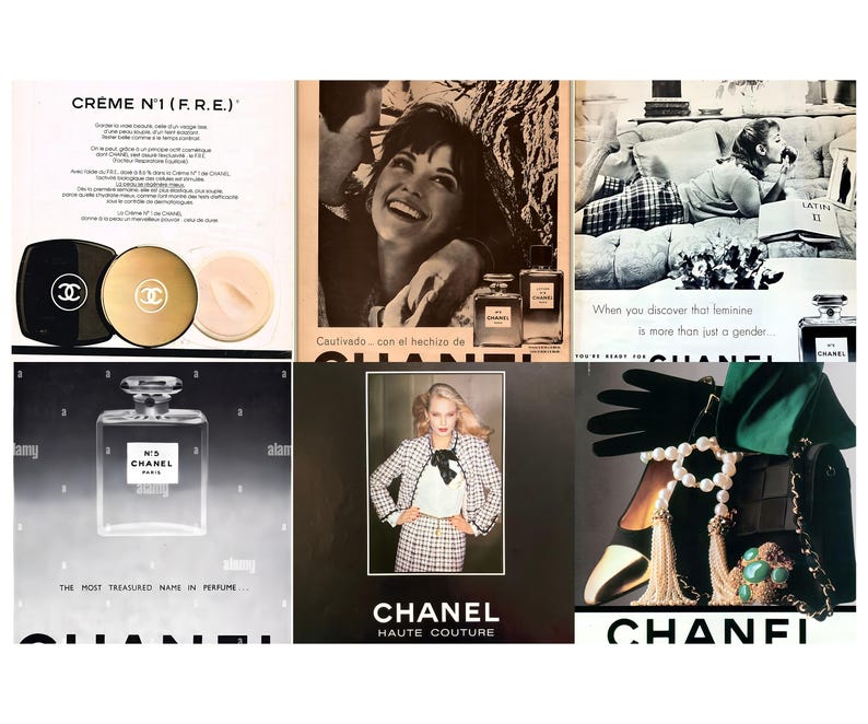 Vintage Chanel Advertisement Poster | Vintage Posters Scrapbook Junk ...