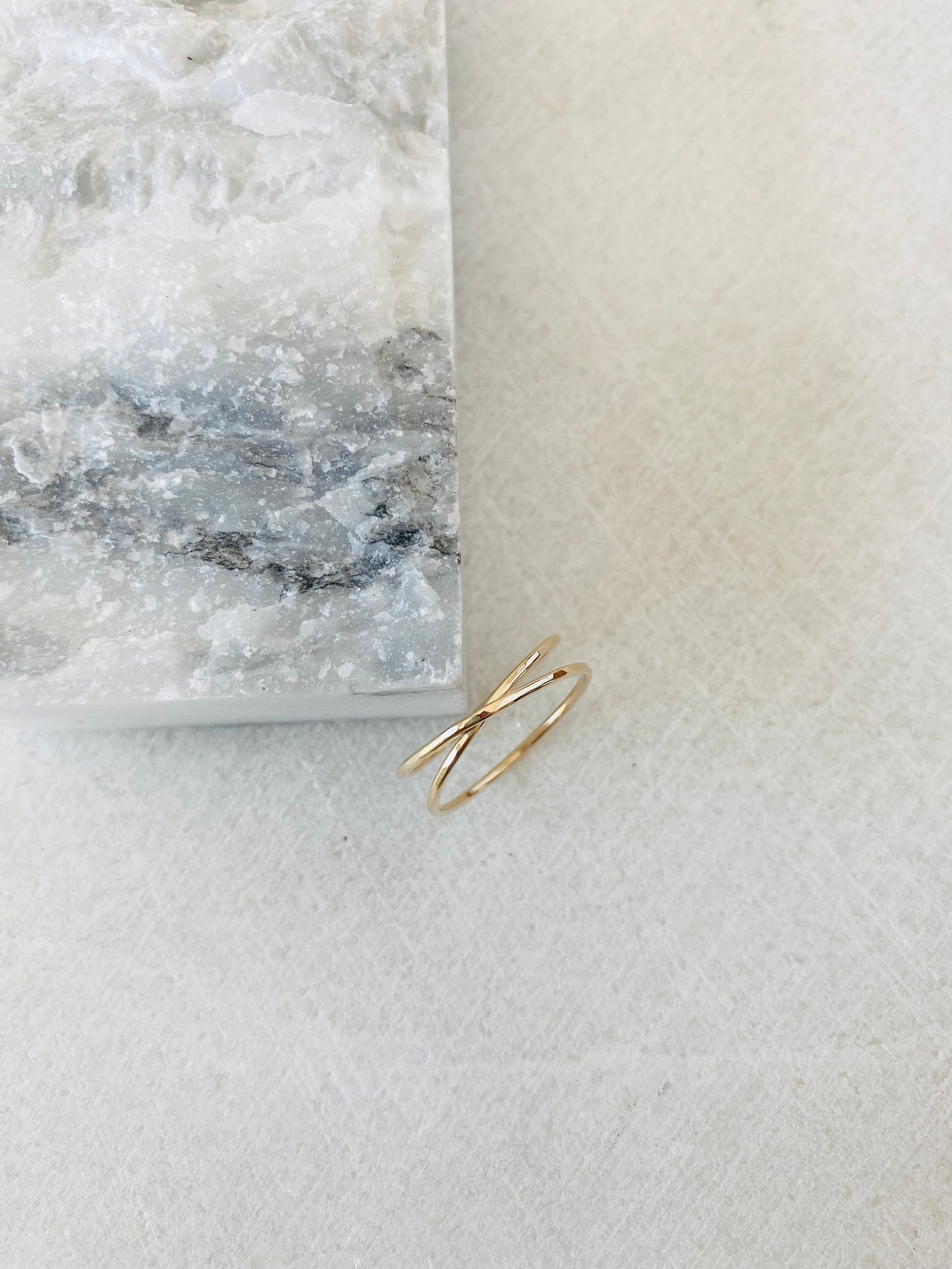 X ring criss cross ring crossover ring gold x ring | Etsy