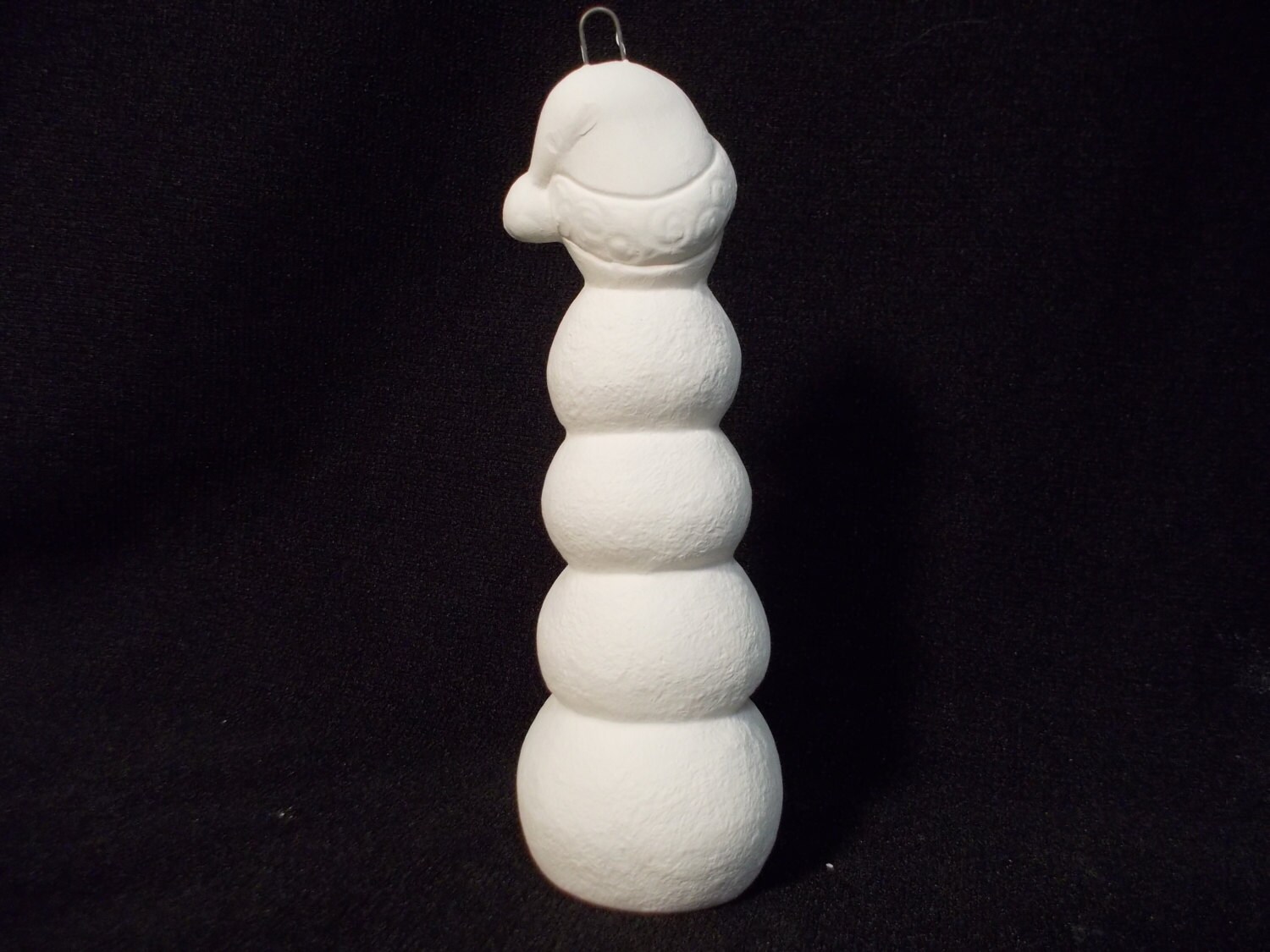 Ceramic Bisque Snowball Stack Christmas Ornament - Etsy