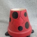 Ceramic Ladybug Pot finished - Etsy