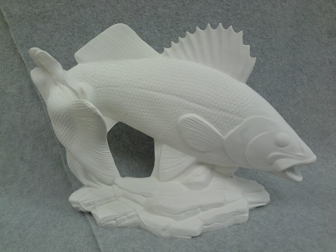 Ceramic Walleye Bisque (unfinished) - Etsy