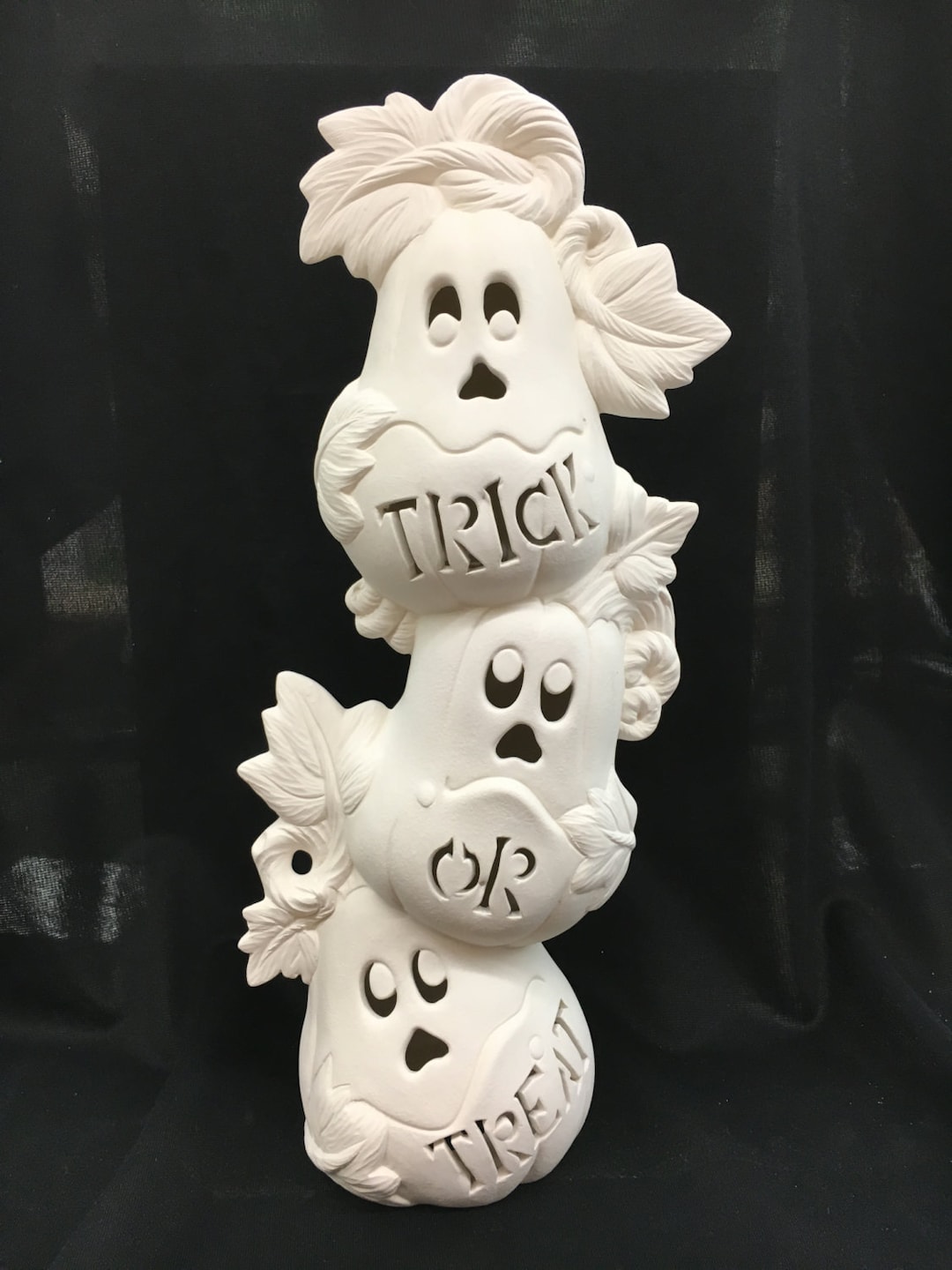 Ceramic Pumpkin Stack Bisque (unfinished) - Etsy