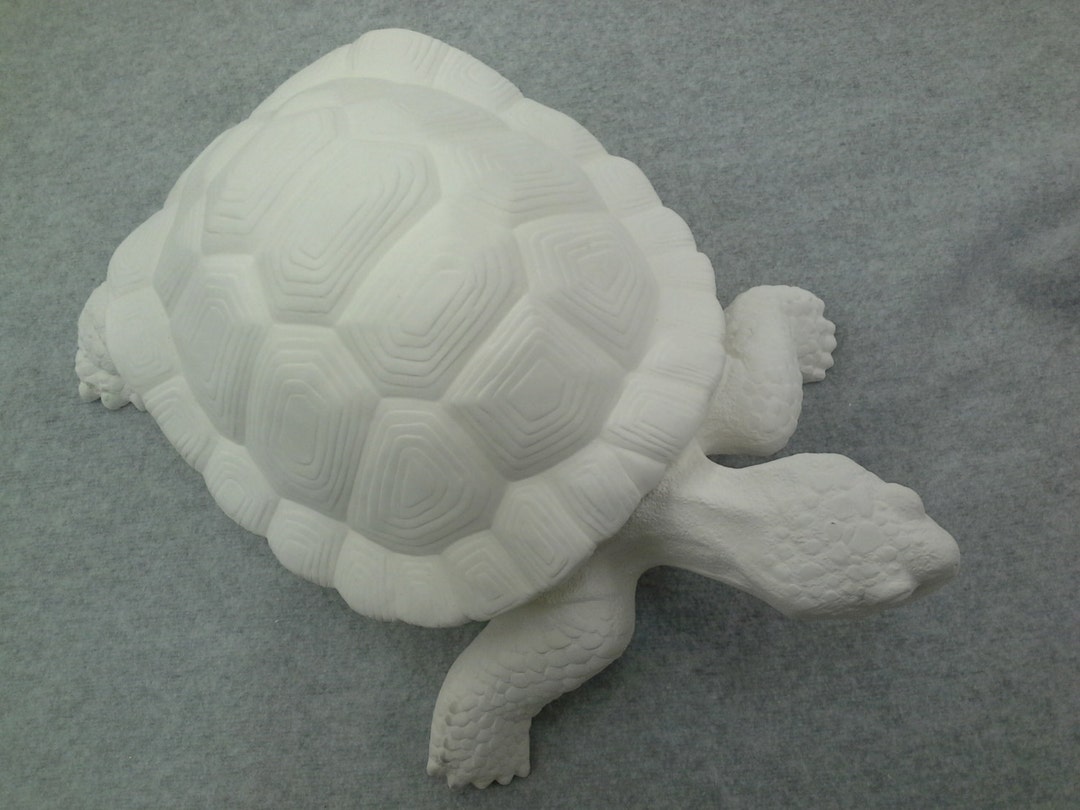 Ceramic Turtle Bisque (unfinished) - Etsy