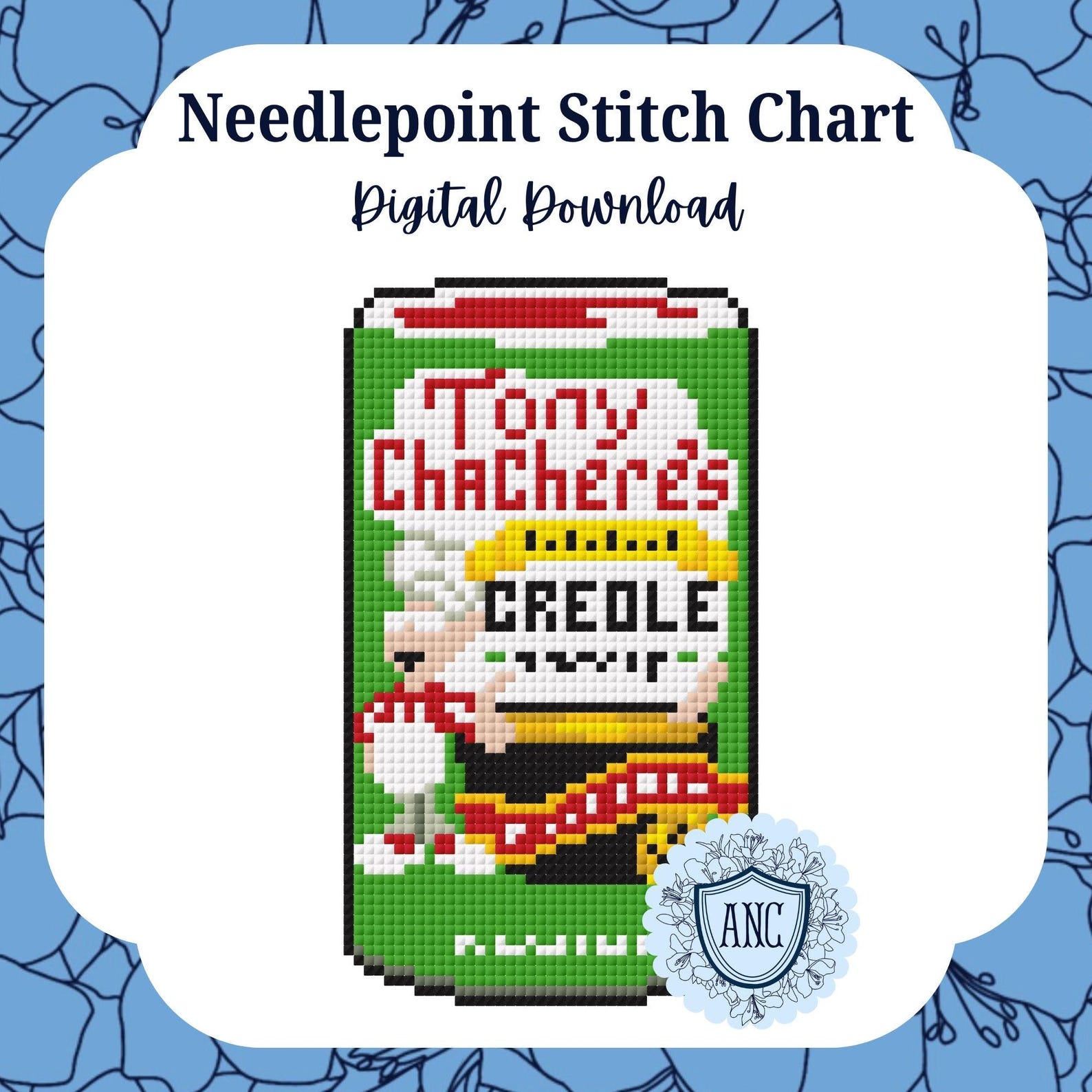 Tony's Seasoning Needlepoint Chart, Digital Download, PDF Pattern - Etsy