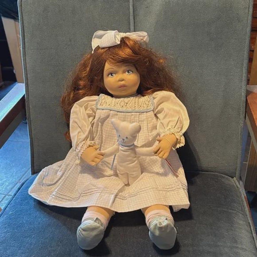 Natasha by Pauline Classic Doll With Red Hair and White Dress - Etsy