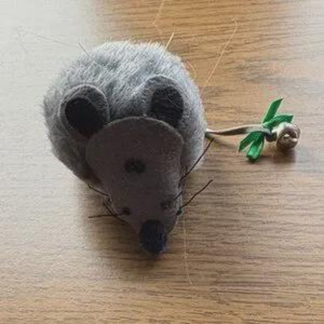 Gray Plush Mouse for Mice Collectors - Etsy