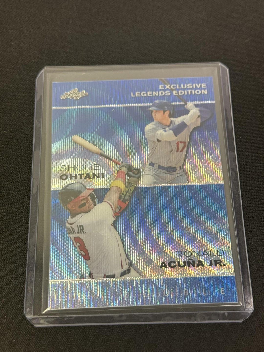 Shohei Ohtani Ronald Acuna Jr. 2023 Leaf Dual Blue /20 RC - Etsy