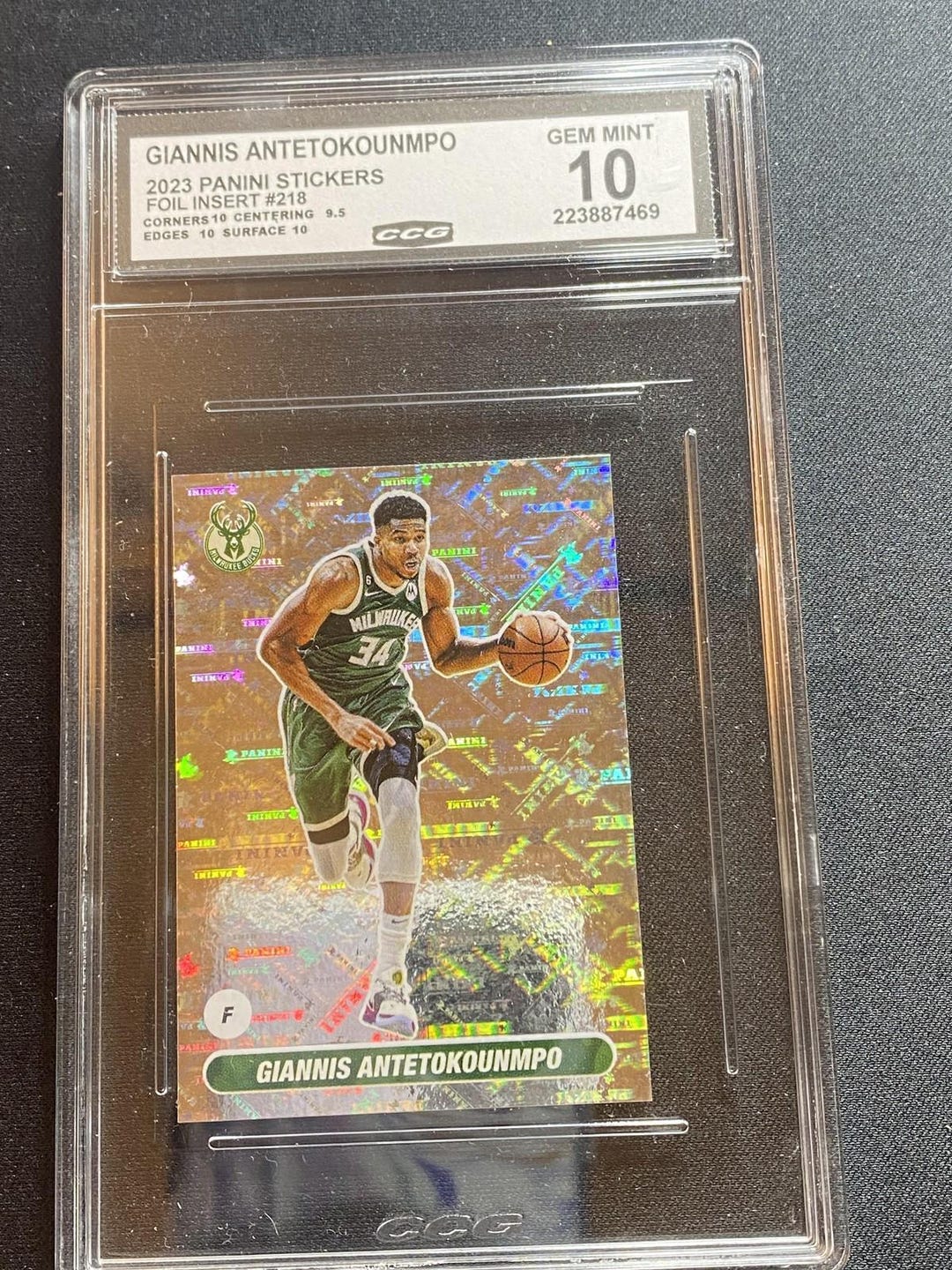 Giannis Antetokounmpo 2023 Panini Stickers Foil Insert CCG 10 RC - Etsy