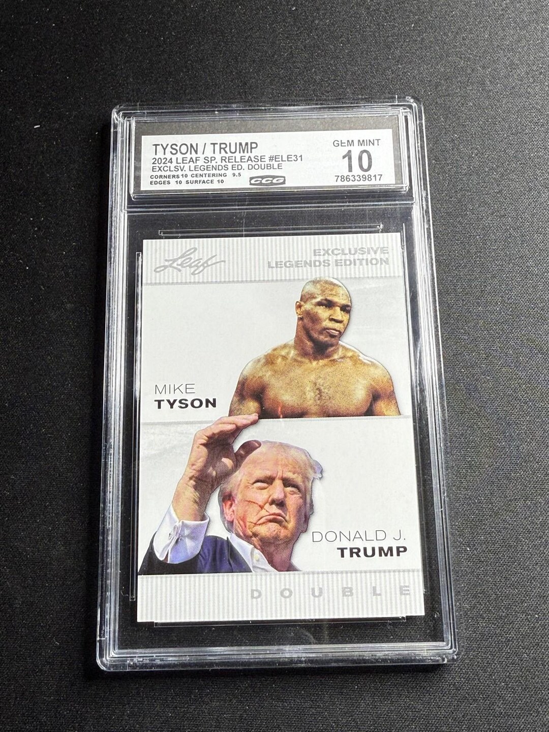 Tyson / Trump 2024 Leaf Legends Dual CCG 10 - Etsy