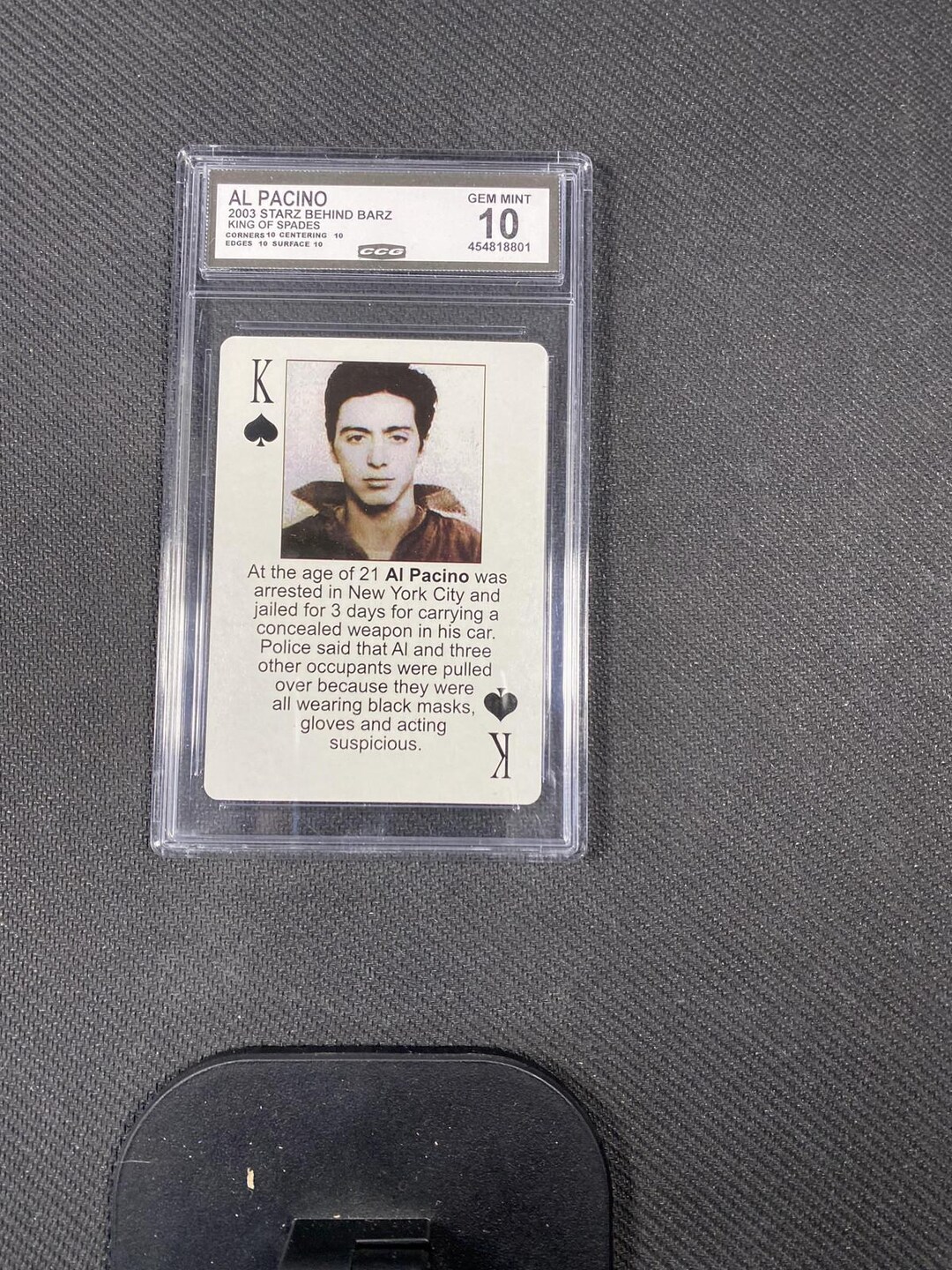 Al Pacino 2003 Starz Behind Barz CCG 10 RC - Etsy