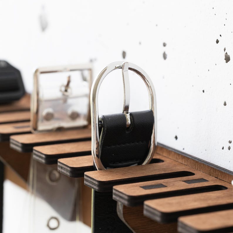Belt Organizer Wall Mounted, Belt Hanger for Rivet Belts, Belt ...