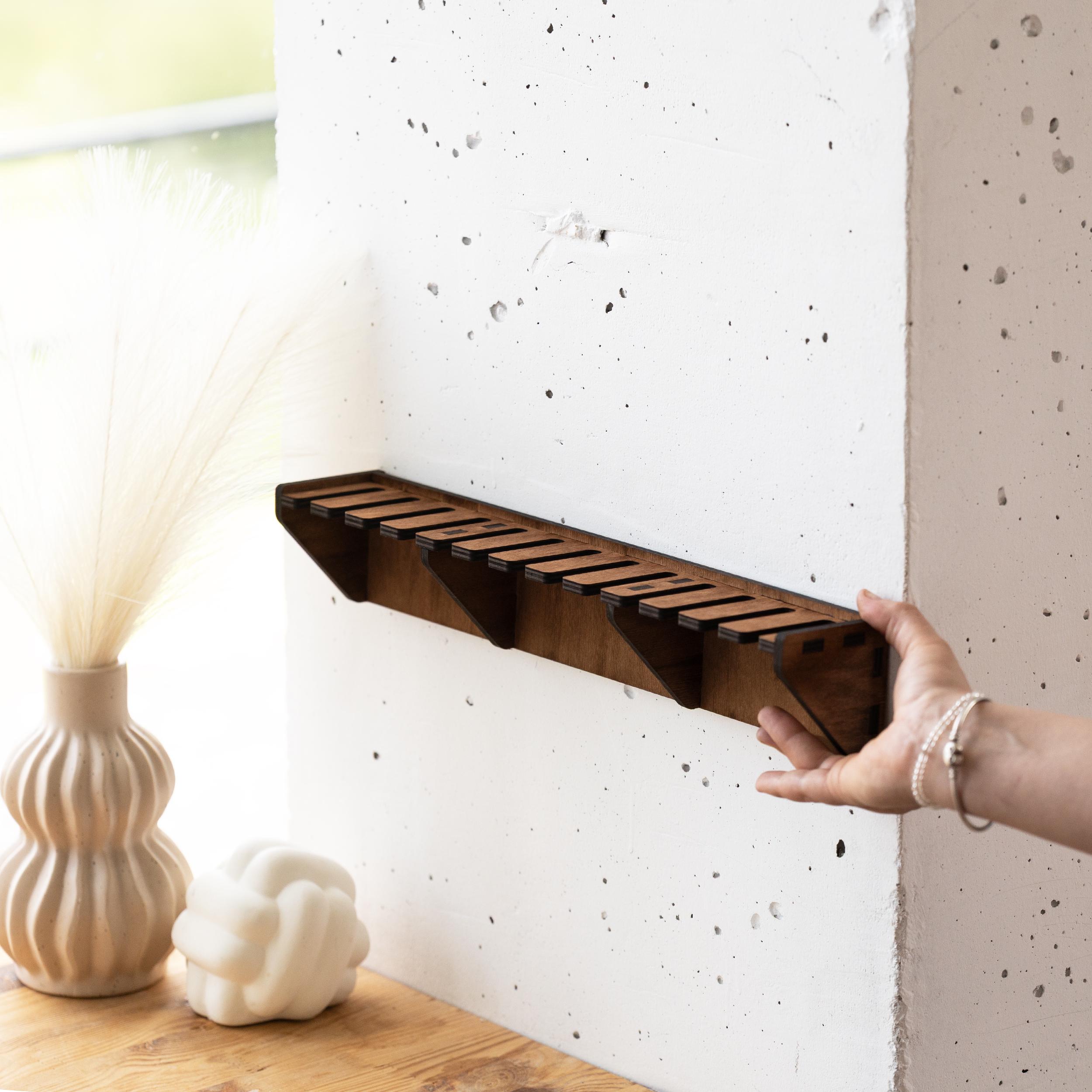 Belt Organizer Wall Mounted, Belt Hanger for Rivet Belts, Belt ...