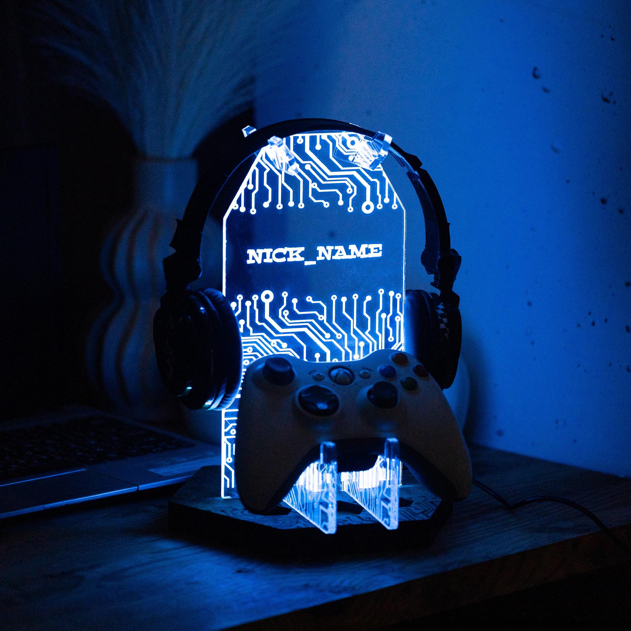 Gaming Controller and Headphone Holder, Personalized Gaming Headset ...