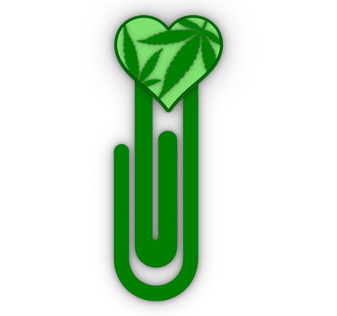 Paperclip Dope Heart - Bookmark - 3MF Pre-painted , STL File for 3D ...