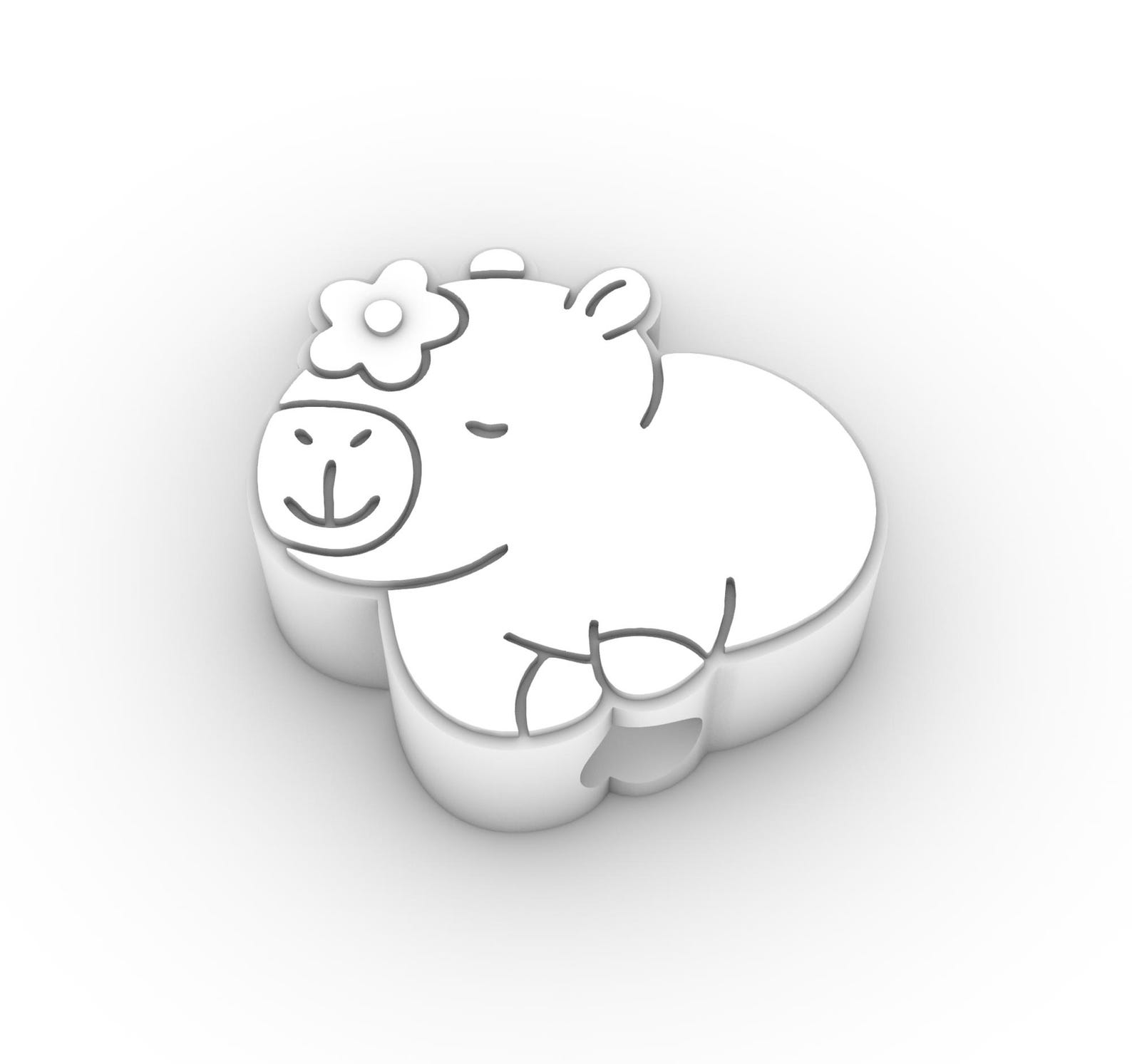 Cute Capybara Straw Topper | Fits Standard & Stanley Straws | STL Files ...