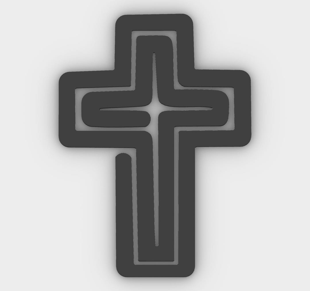 Cross 000408 - Paper Clip, Bookmark - 3MF Pre-painted , STL File for 3D ...