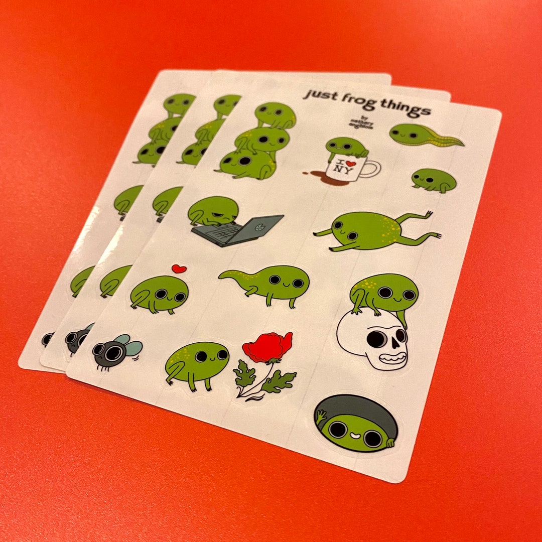 Just Frog Things Frog Themed Clear Vinyl Sticker Sheet Etsy just-frog-things-frog-themed-clear-vinyl-sticker-sheet-etsy