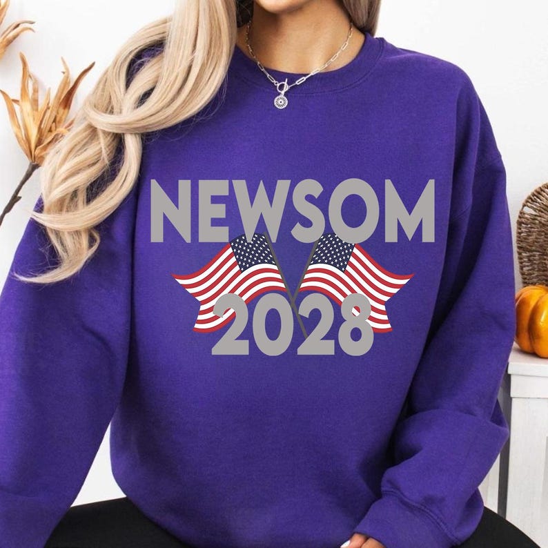 Gavin Newsom 2028 Political Design: Election Campaign PNG (digital ...