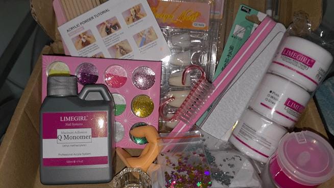 Beginner Acrylic Nail Kit – Home Nail Art & Manicure Set - Etsy